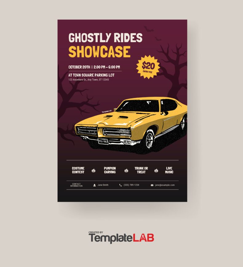 47 Free Car Show Flyer Templates & Designs ᐅ TemplateLab