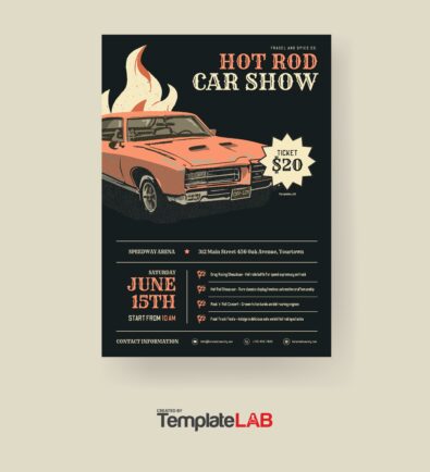 47 Free Car Show Flyer Templates & Designs ᐅ TemplateLab