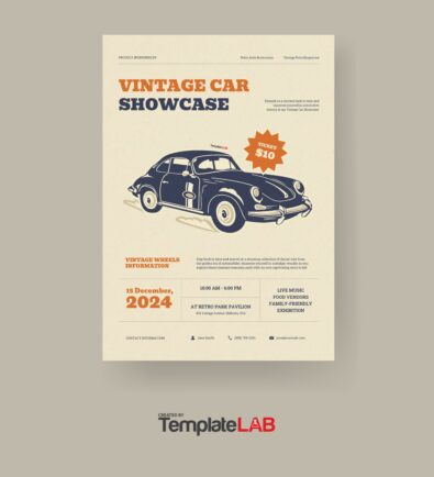 47 Free Car Show Flyer Templates & Designs ᐅ TemplateLab