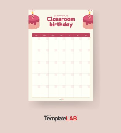 43 Editable Birthday Calendar Templates (100% Free)