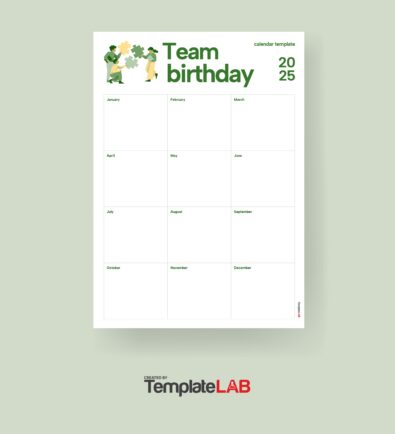 43 Editable Birthday Calendar Templates (100% Free)