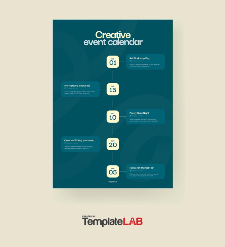 39 Free Event Calendar Templates {Monthly / Yearly}