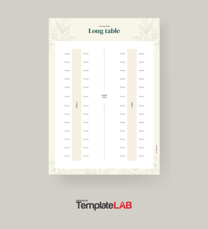 19 Great Seating Chart Templates (Wedding, Classroom + more)
