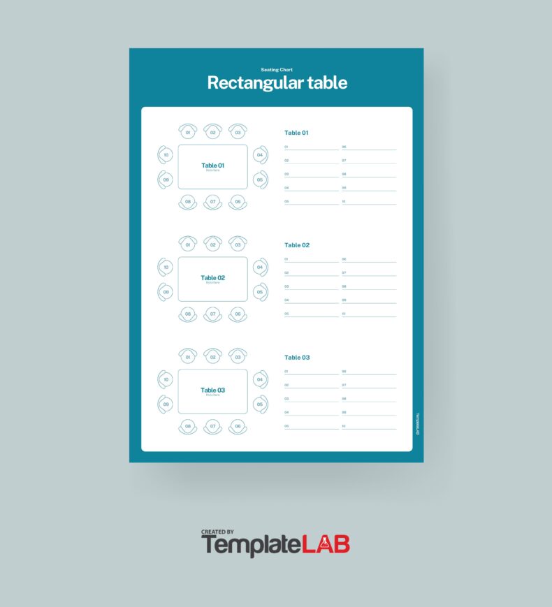 19 Great Seating Chart Templates (Wedding, Classroom + more)