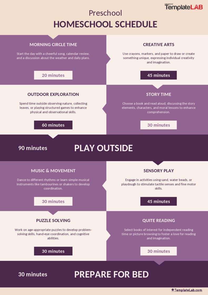 44 Editable Homeschool Schedule Templates [FREE]