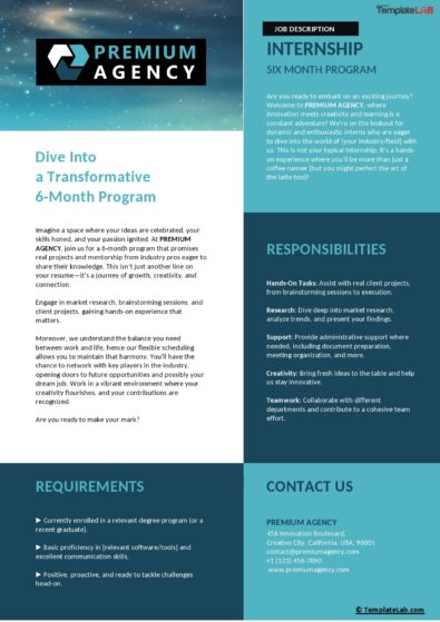 48 Free Job Description Templates & Examples [Word, PDF]