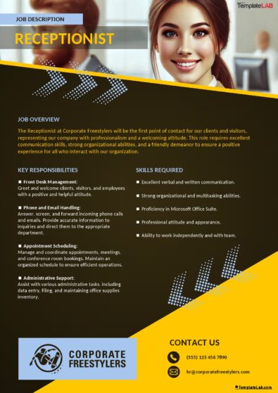 48 Free Job Description Templates & Examples [Word, PDF]