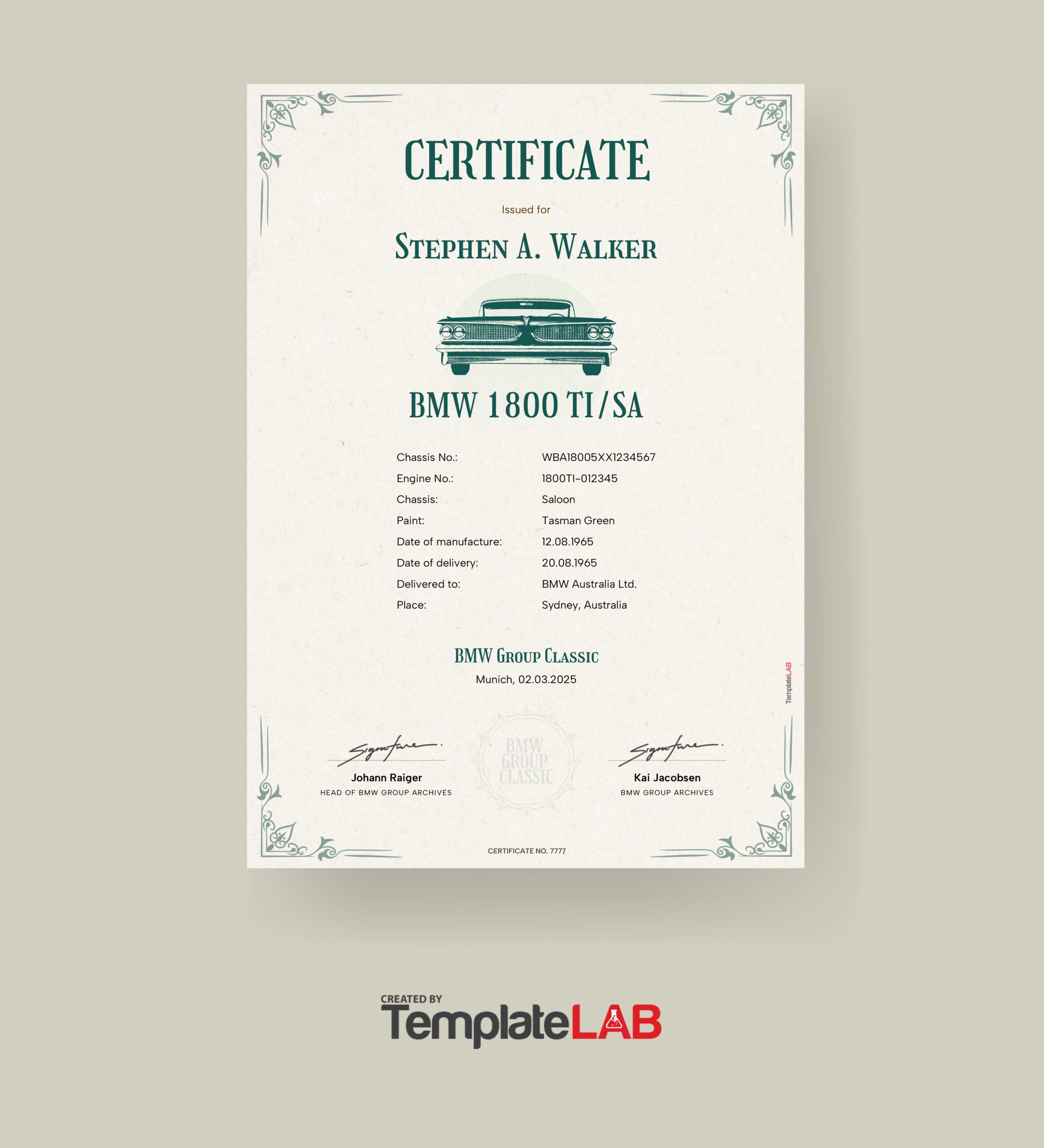 18 Certificate of Ownership Templates [Word, PDF, PPTX] ᐅ TemplateLab