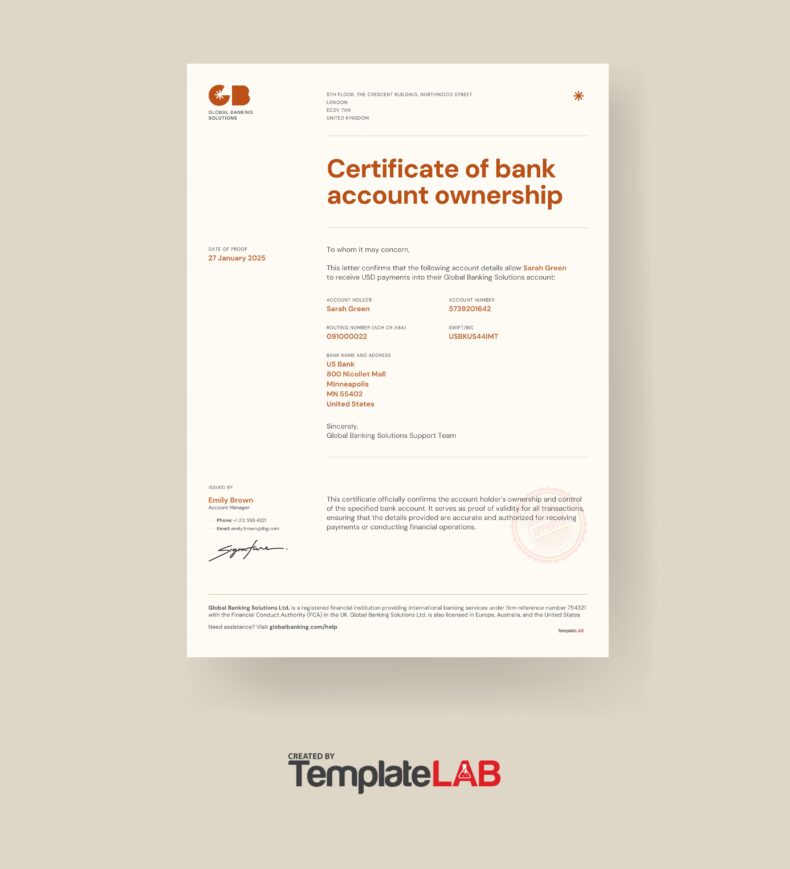 18 Certificate of Ownership Templates [Word, PDF, PPTX] ᐅ TemplateLab