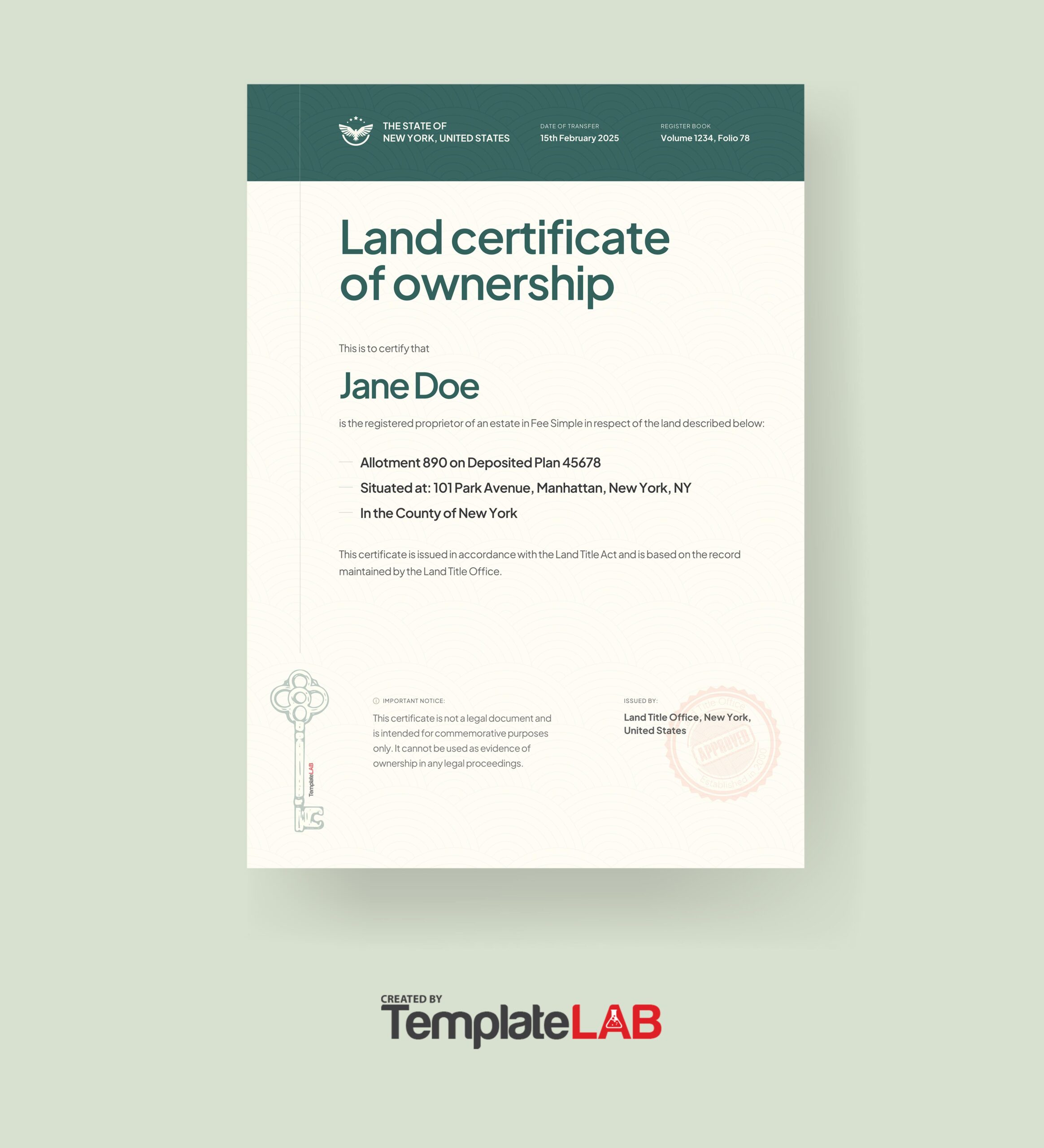 18 Certificate of Ownership Templates [Word, PDF, PPTX] ᐅ TemplateLab