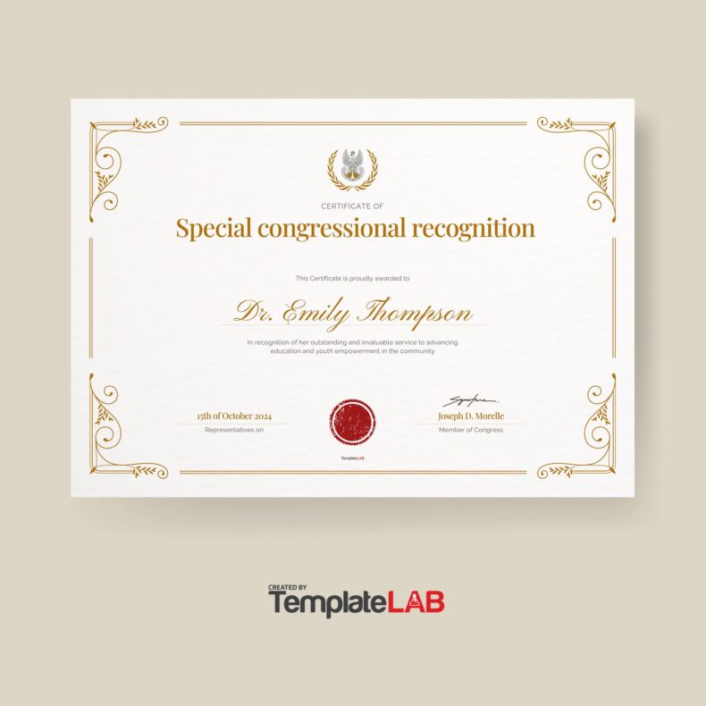 18 Printable Certificate of Recognition Templates [FREE] ᐅ TemplateLab