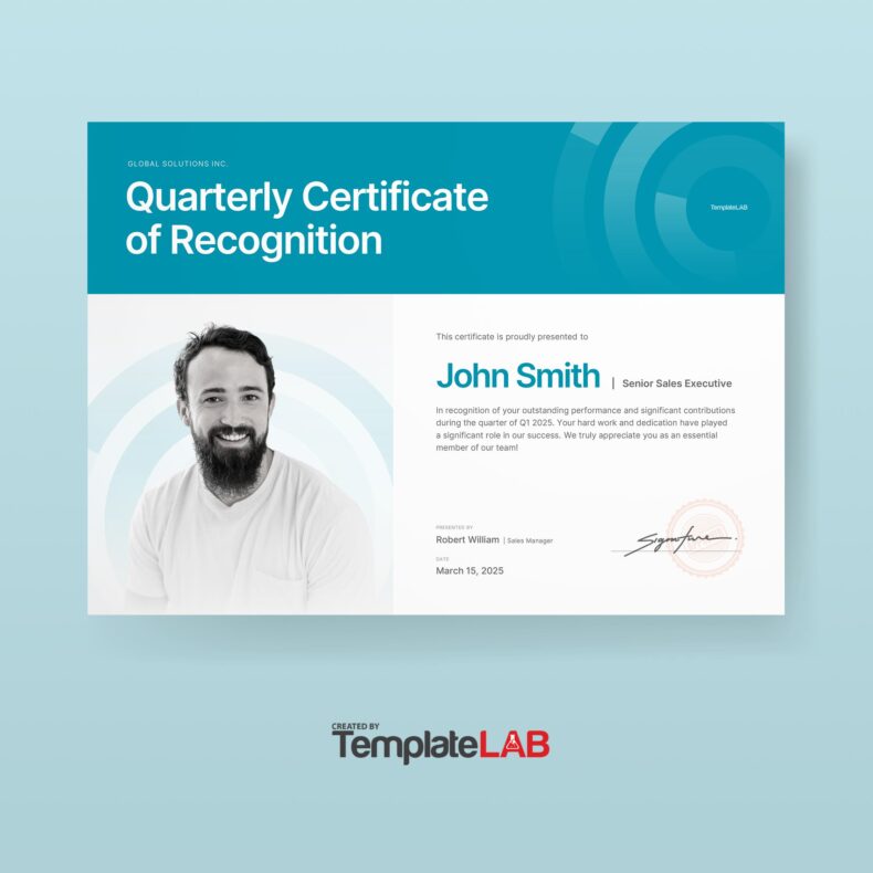 18 Printable Certificate of Recognition Templates [FREE] ᐅ TemplateLab