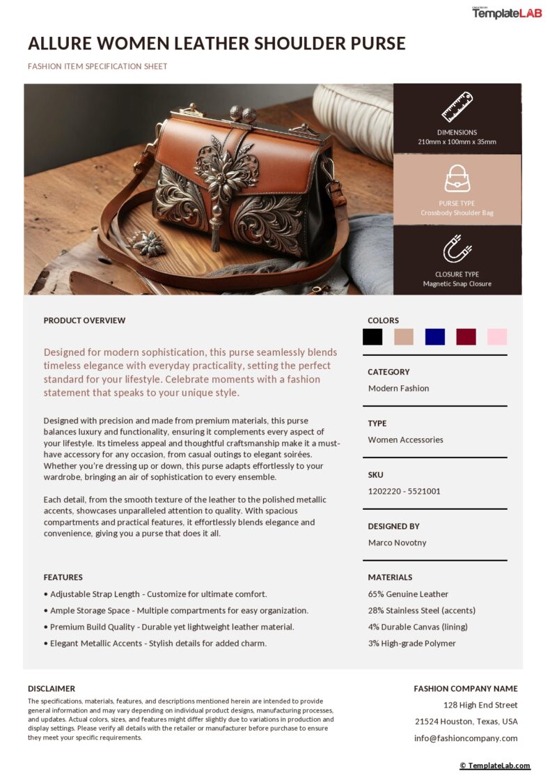 19 Useful Spec Sheet Templates Construction Product Design 19-useful-spec-sheet-templates-construction-product-design