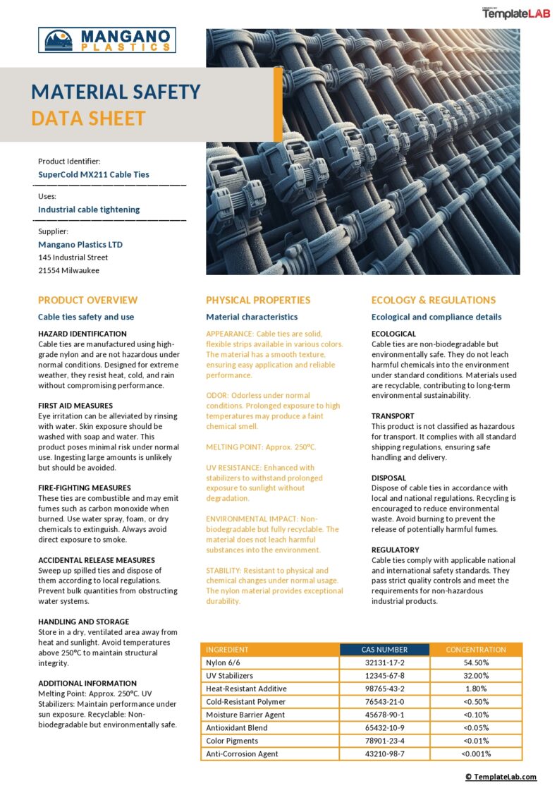 19 Useful Spec Sheet Templates (Construction, Product, Design...)