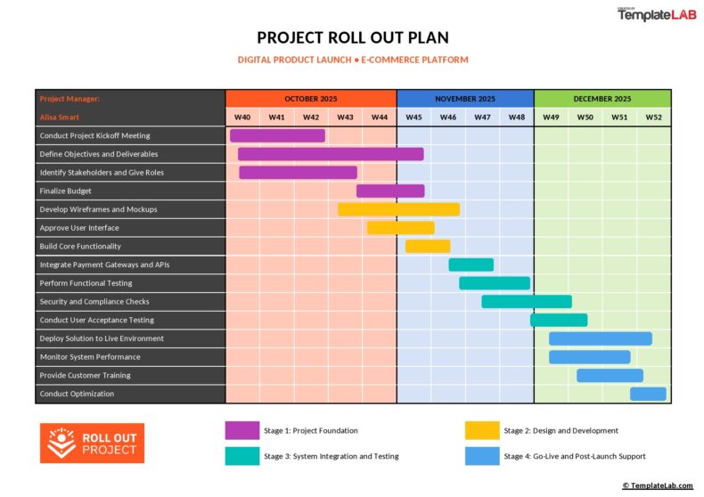 24 Free Project Plan Templates [Excel, Word, PDF] ᐅ TemplateLab