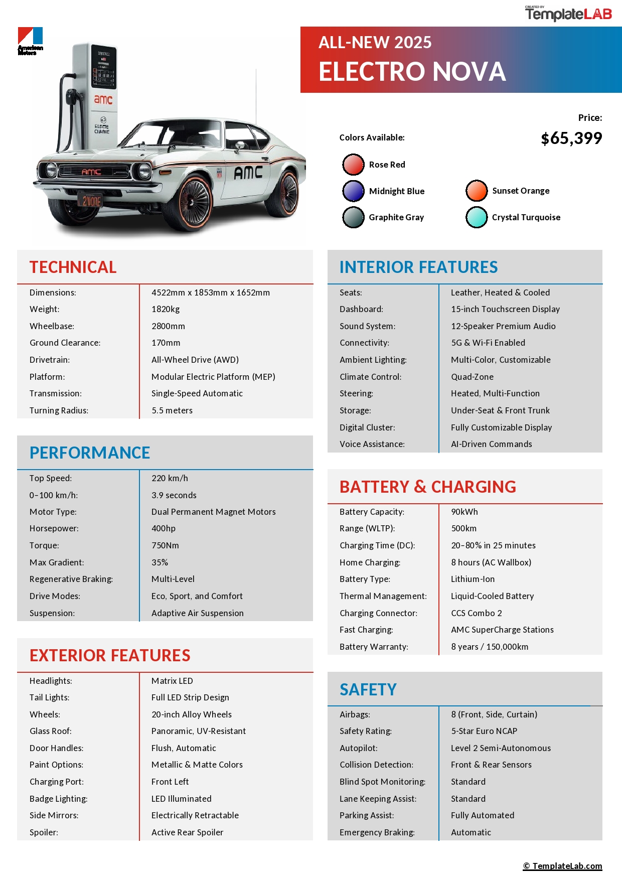 19 Useful Spec Sheet Templates (Construction, Product, Design...)