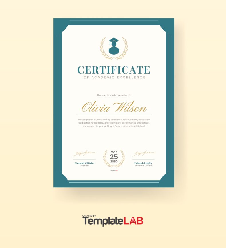 18 Free Certificate of Excellence Templates [& Examples]