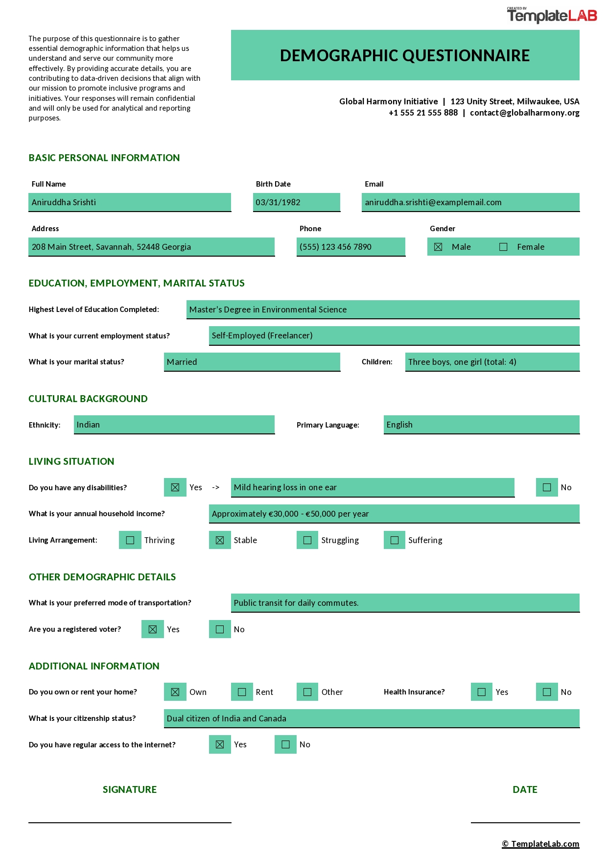 15 Free Questionnaire Templates (Word, PDF, Excel) ᐅ TemplateLab