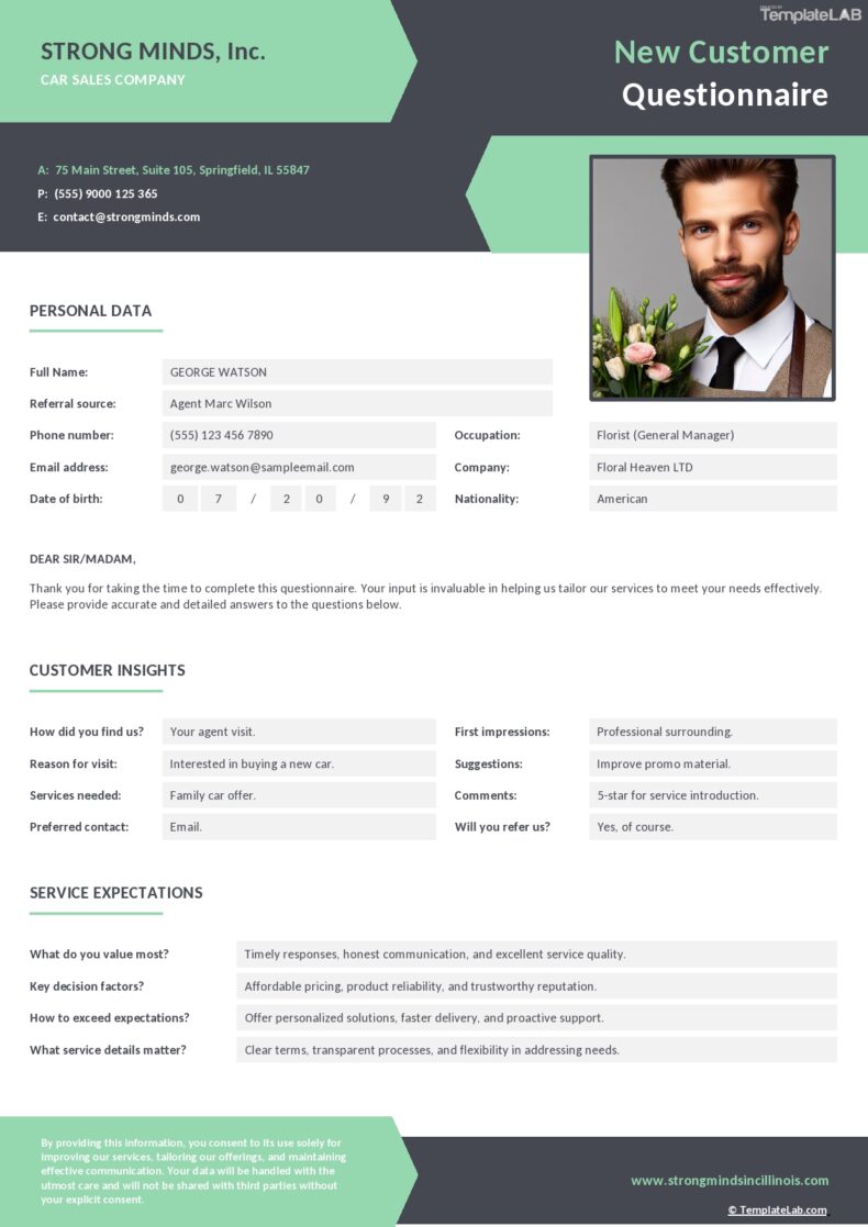 15 Free Questionnaire Templates (Word, PDF, Excel) ᐅ TemplateLab