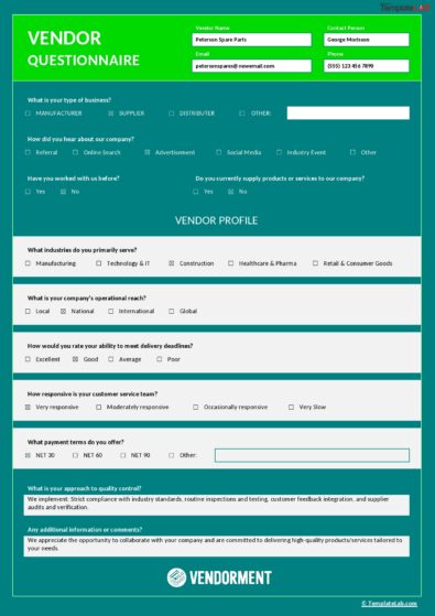 15 Free Questionnaire Templates (Word, PDF, Excel) ᐅ TemplateLab