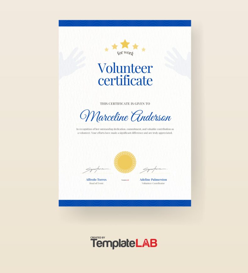 18 Free Volunteer Certificate Templates [Word, PDF, PPTX]