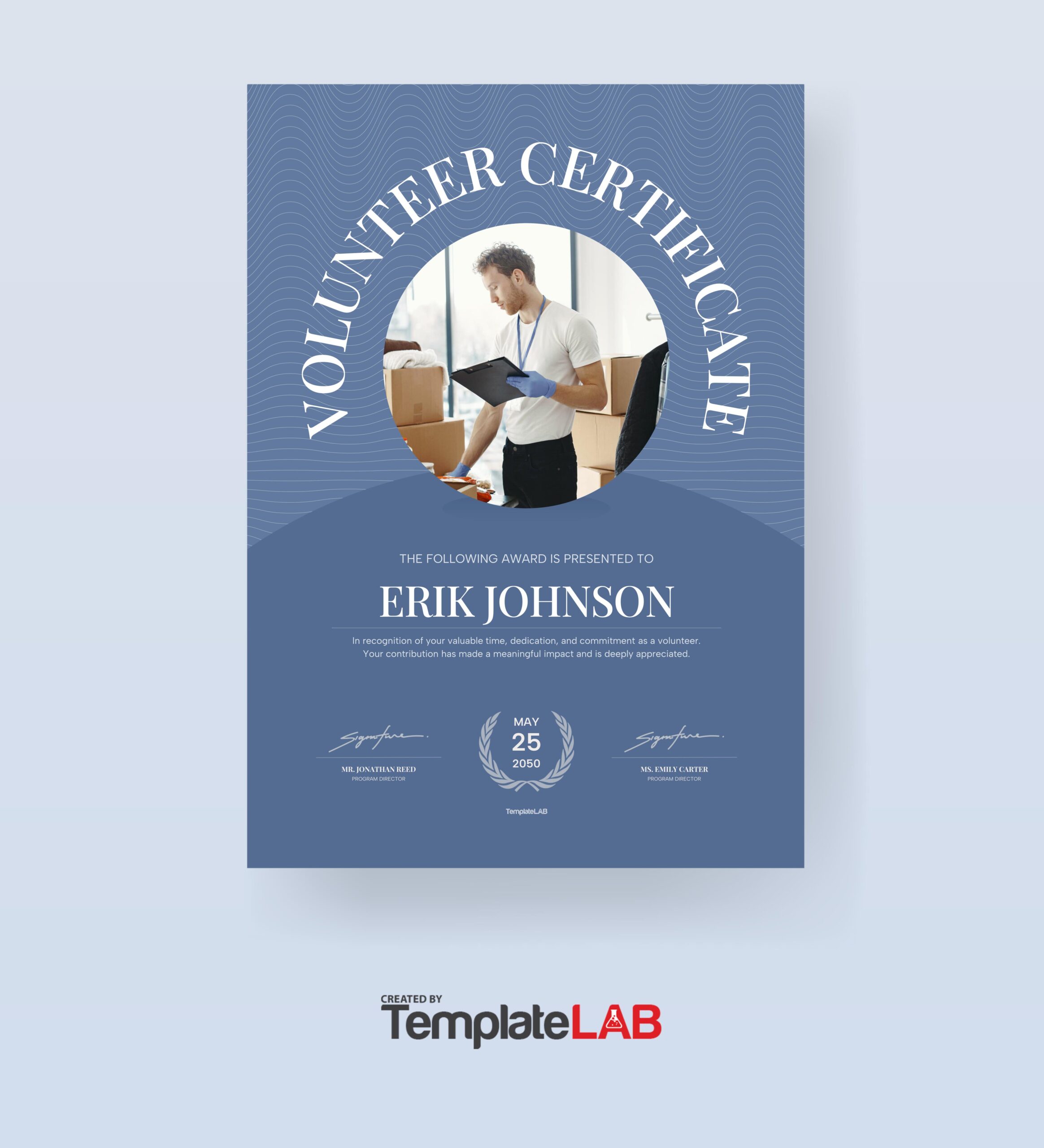 Free 11 Sample Volunteer Certificate Templates In Pdf Psd Ms Word
