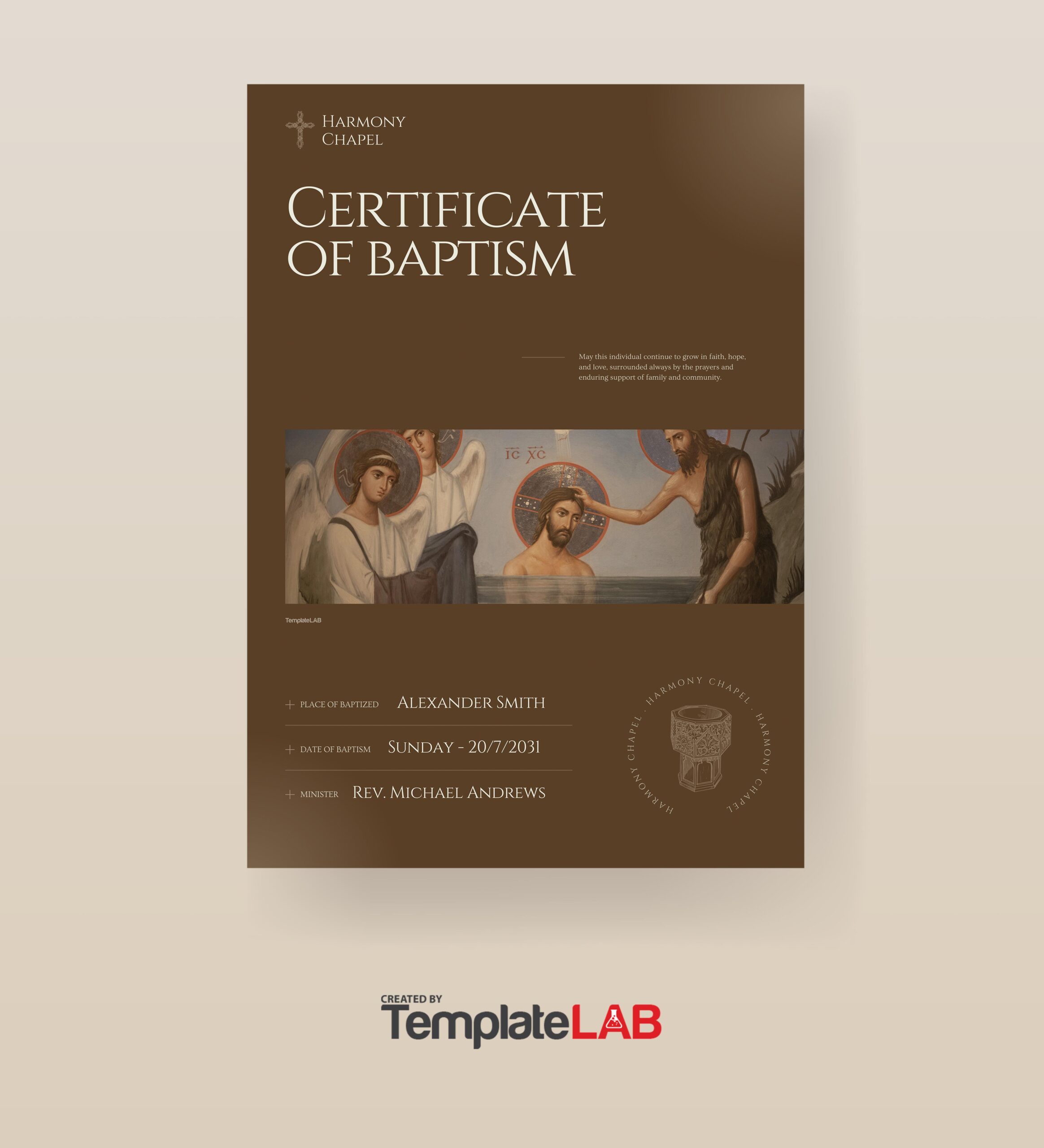 18 Fillable Baptism Certificate Templates [Word, PDF, PPT]