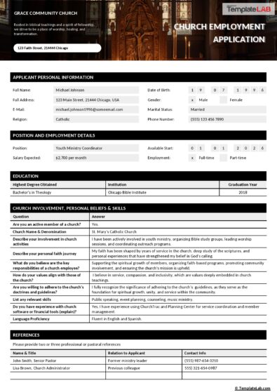 56 Free Employment & Job Application Form Templates [Printable] ᐅ ...