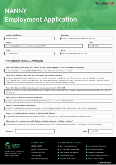 56 Free Employment & Job Application Form Templates [Printable] ᐅ ...