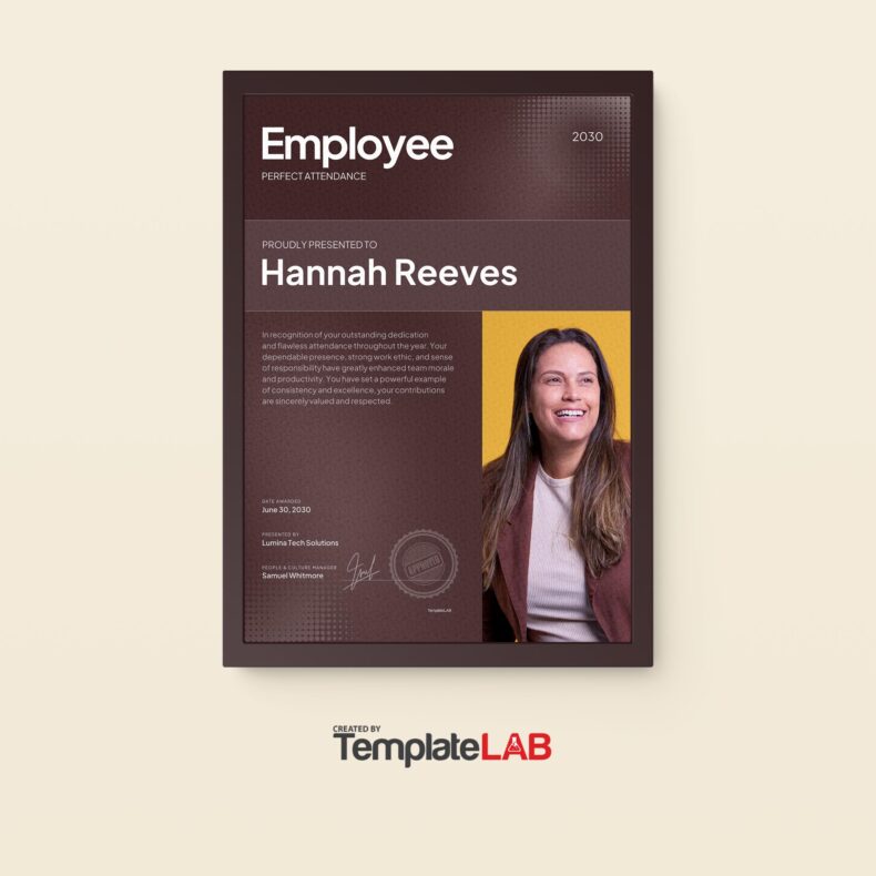 18 Great Perfect Attendance Award Templates [Word, PDF, PPTX]