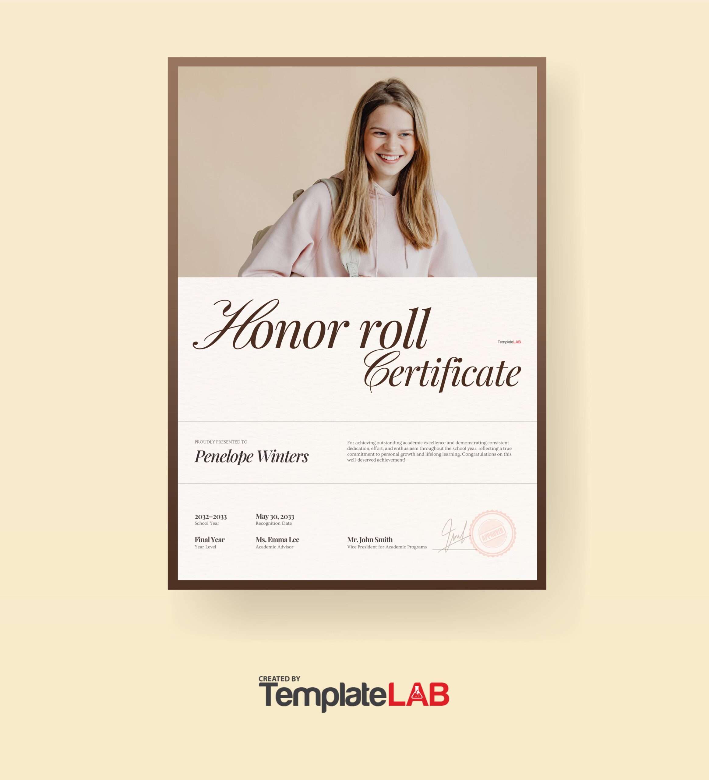 18 Printable Honor Roll Certificate Templates [100% Editable]