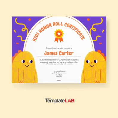 18 Printable Honor Roll Certificate Templates [100% Editable]