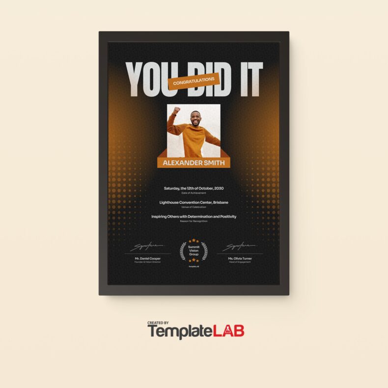18 Free Congratulations Certificate Templates [Word, PDF] ᐅ TemplateLab