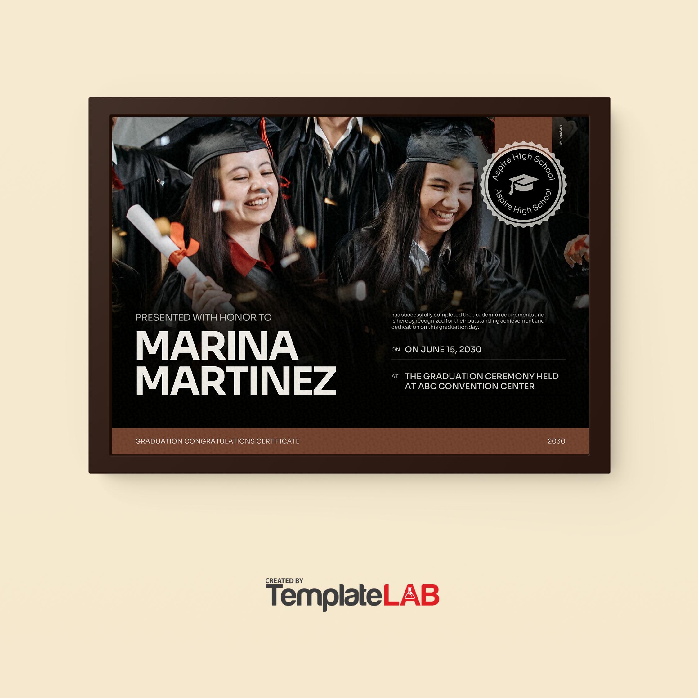 18 Free Congratulations Certificate Templates [Word, PDF] ᐅ TemplateLab
