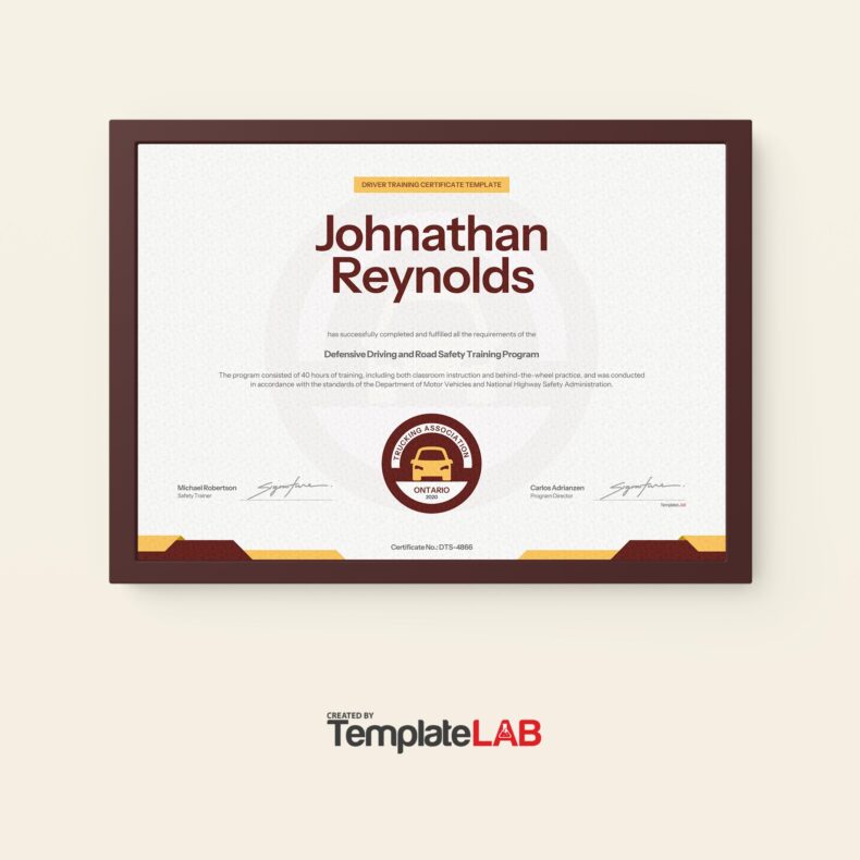 18 Editable Training Certificate Templates [Word, PDF, PPTX]