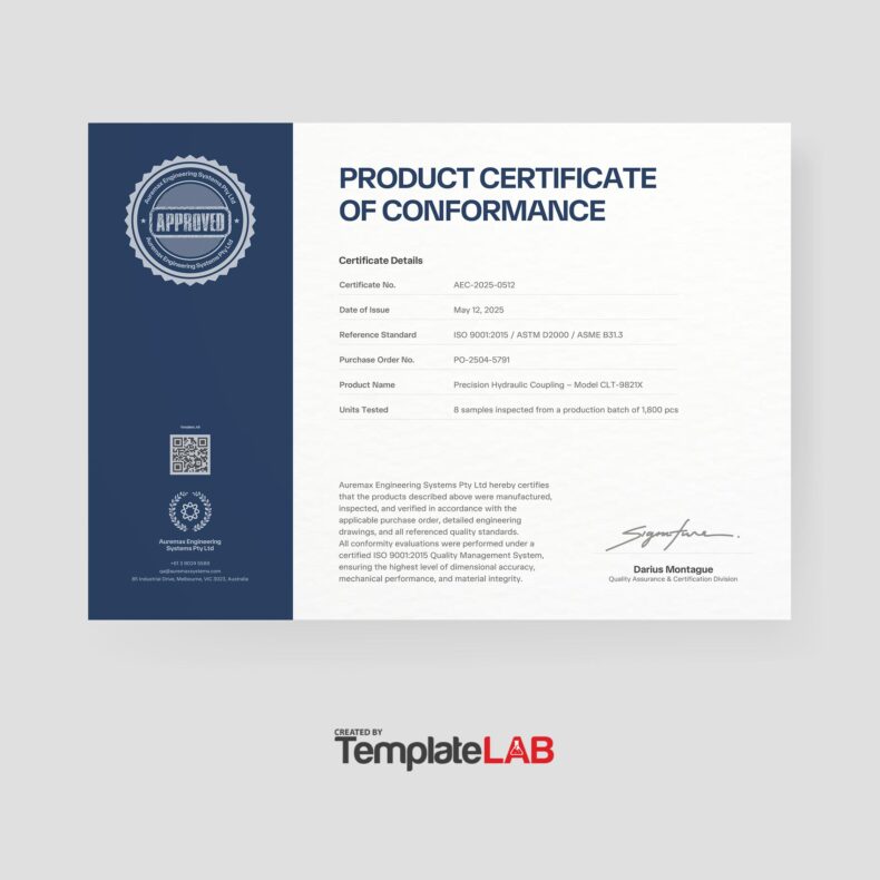 18 Free Certificate of Excellence Templates [& Examples]