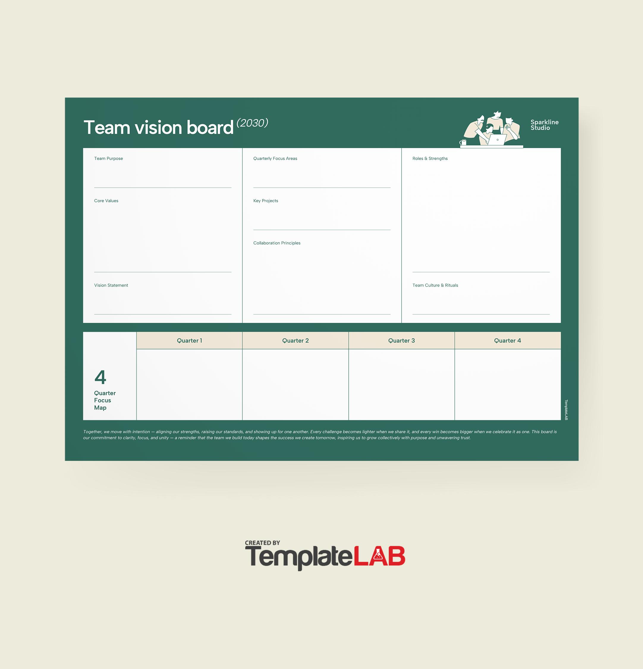 38 Printable Vision Board Templates (100% Free)