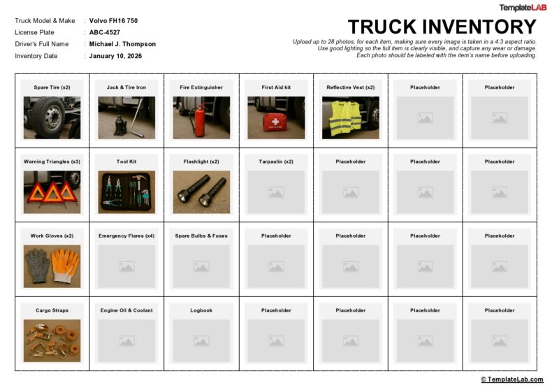 18 Free Inventory Templates (Excel, Word, PDF)
