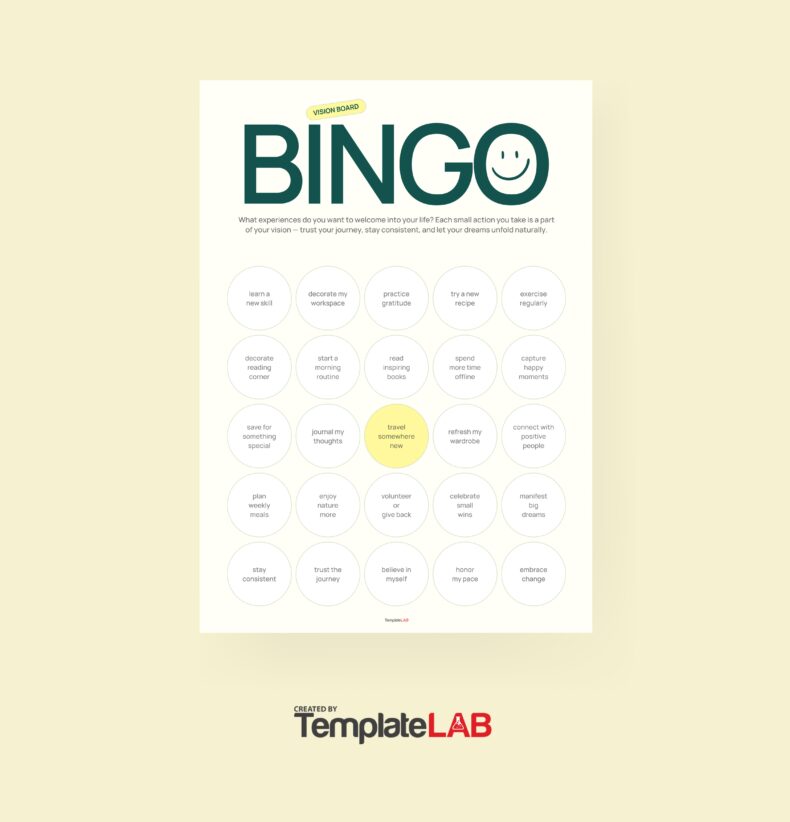 18 Printable Vision Board Templates (100% Free)