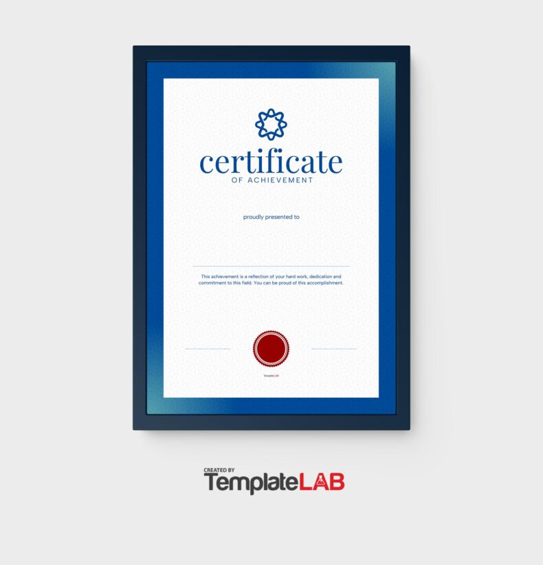 18 Free Certificate of Achievement Templates [Editable] ᐅ TemplateLab