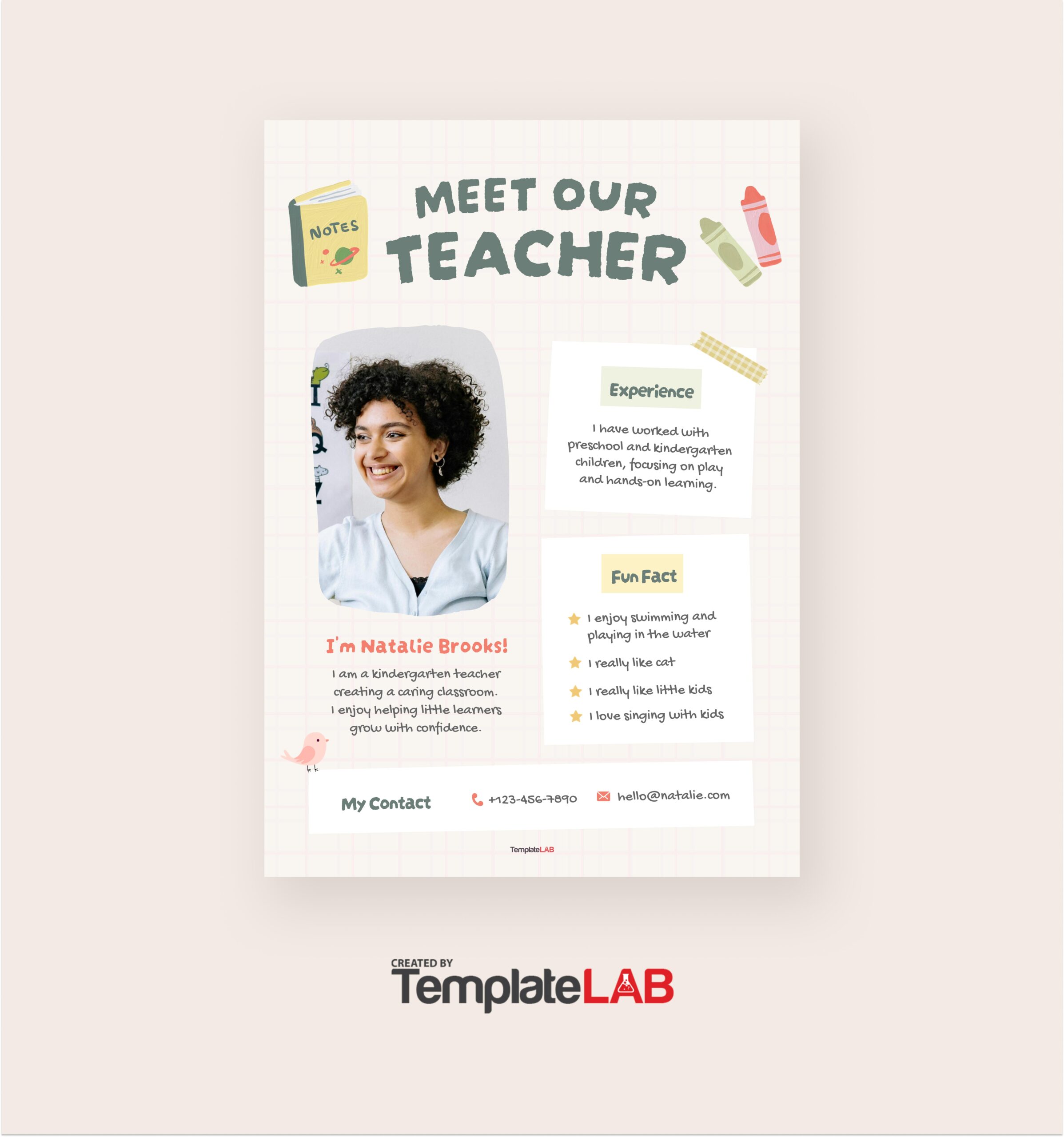 18 Free Meet the Teacher Template [100% Editable] ᐅ TemplateLab