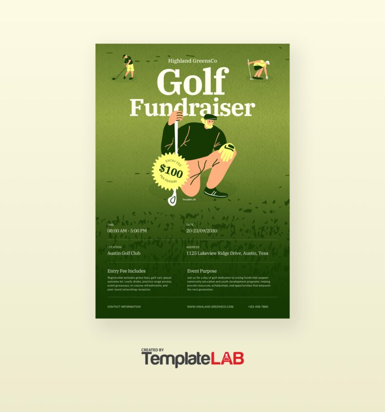 18 Best Golf Tournament Flyer Templates [Word, PDF] ᐅ TemplateLab