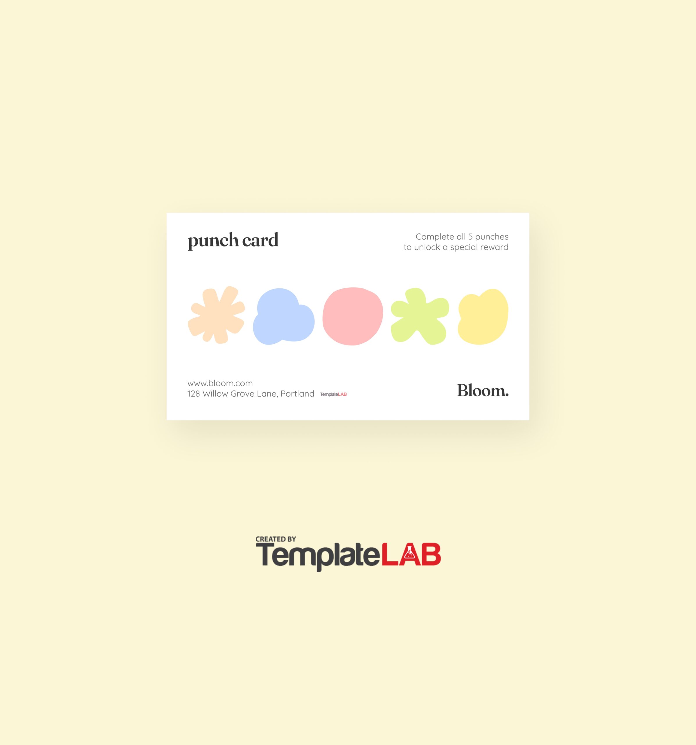 18 Punch Card & Loyalty Card Templates [100% Free]